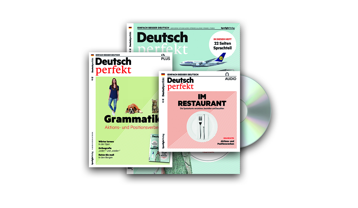 Deutsch lernen – mit Deutsch perfekt