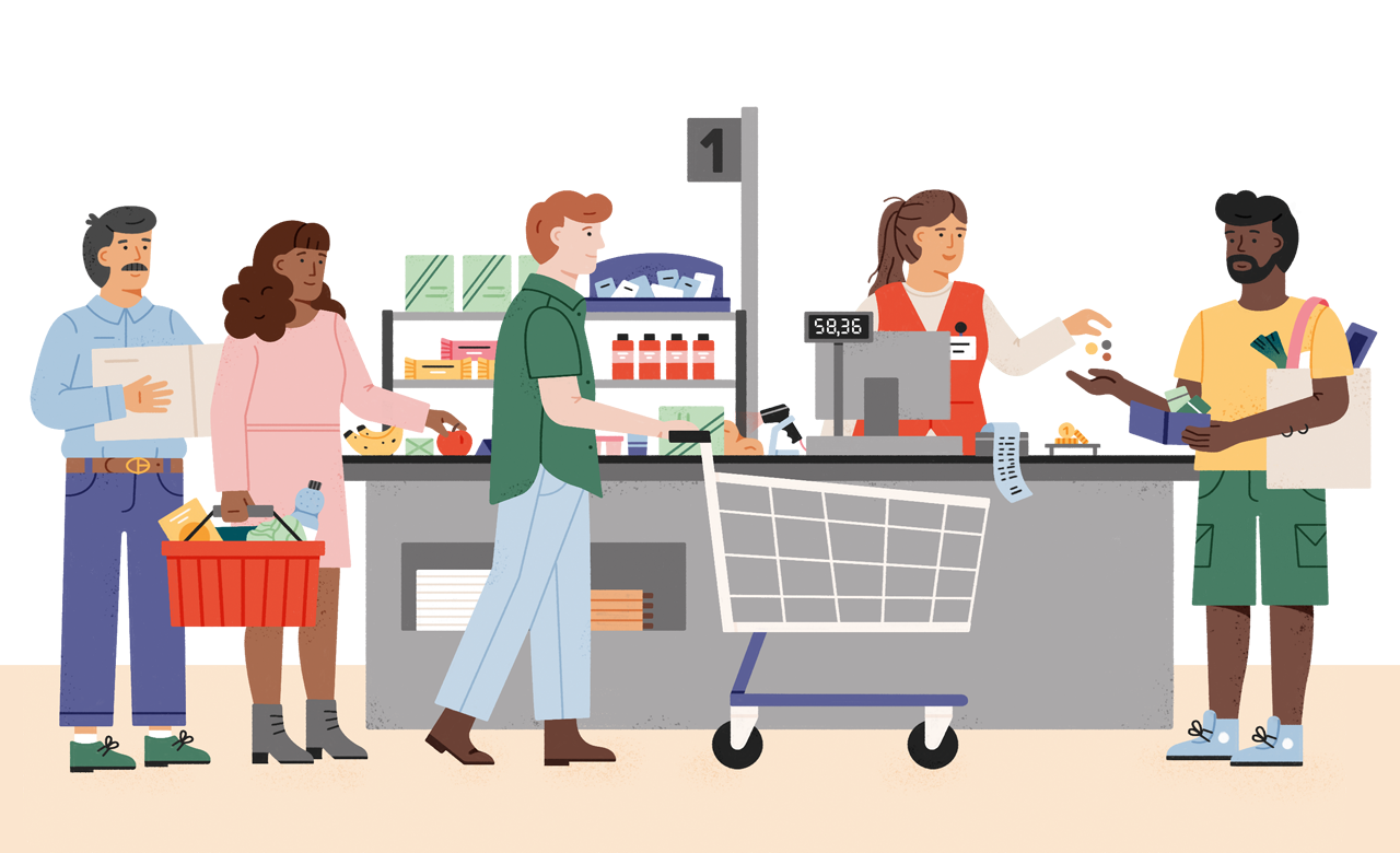 An der Kasse | Deutsch perfekt